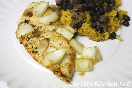 Black Beans and Rice con Pollo - The Little Kitchen