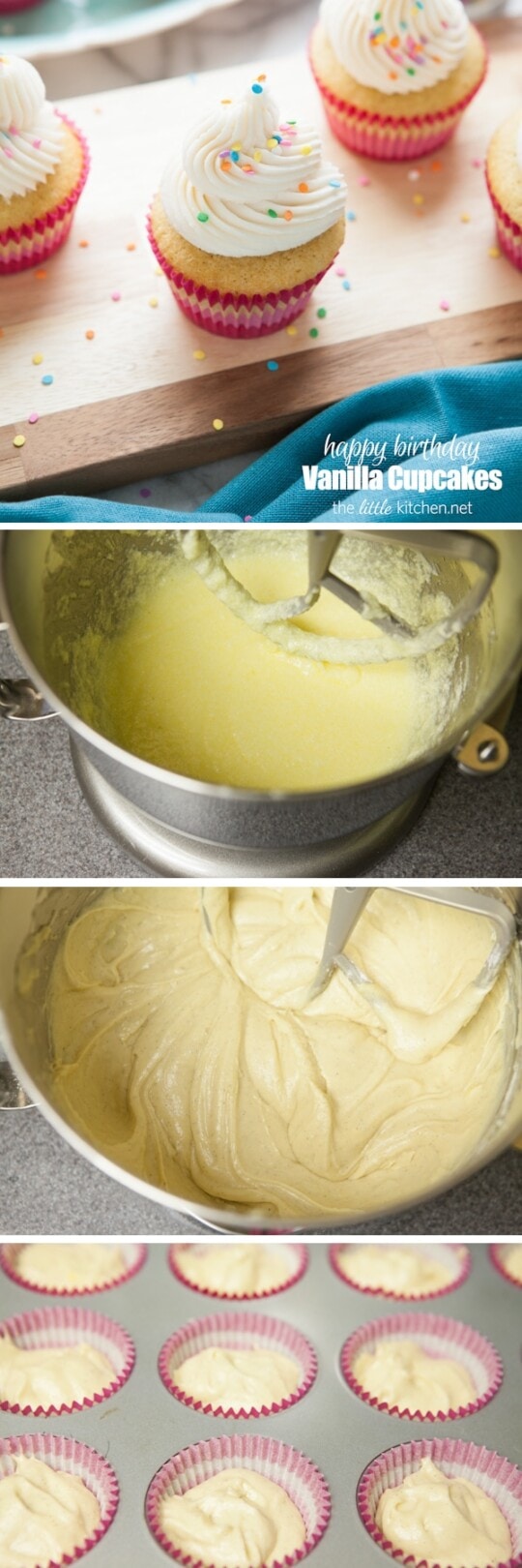 Vanilla Cupcakes with Vanilla Buttercream Recipe