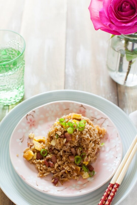 Ham Fried Rice Recipe - The Little Kitchen
