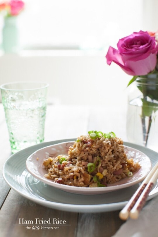 Ham Fried Rice Recipe - The Little Kitchen